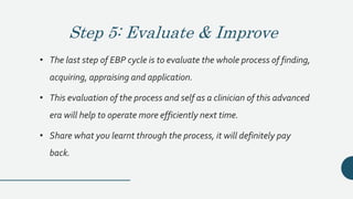 Evidence Based Practice - EBP | PPTX | Medical Health