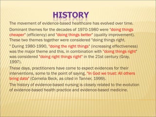Evidence Based Practice | PPT