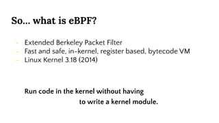 Introduction to eBPF | PDF