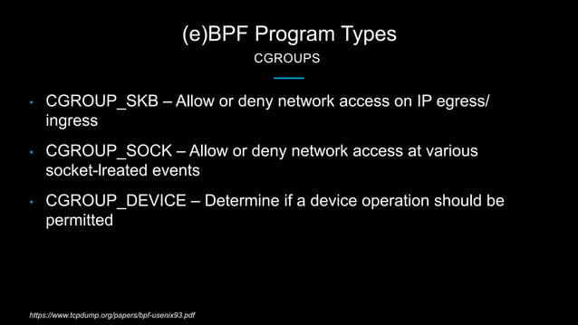 eBPF Basics | PPTX | Operating Systems | Computer Software and Applications