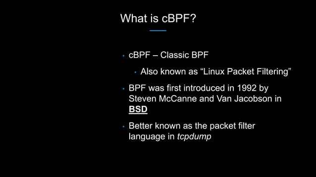 eBPF Basics | PPTX | Operating Systems | Computer Software and Applications