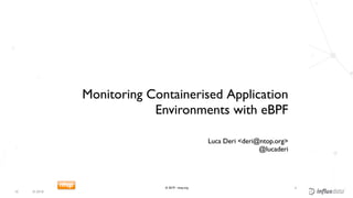 Monitoring Containerized Application Environments with eBPF | PDF | Computer Networking | Computing