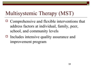 Evidence based practice for Juvenile Justice | PPT