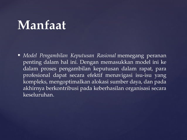 EBPK - MODEL PENGAMBILAN KEPUTUSAN RASIONAL.pptx