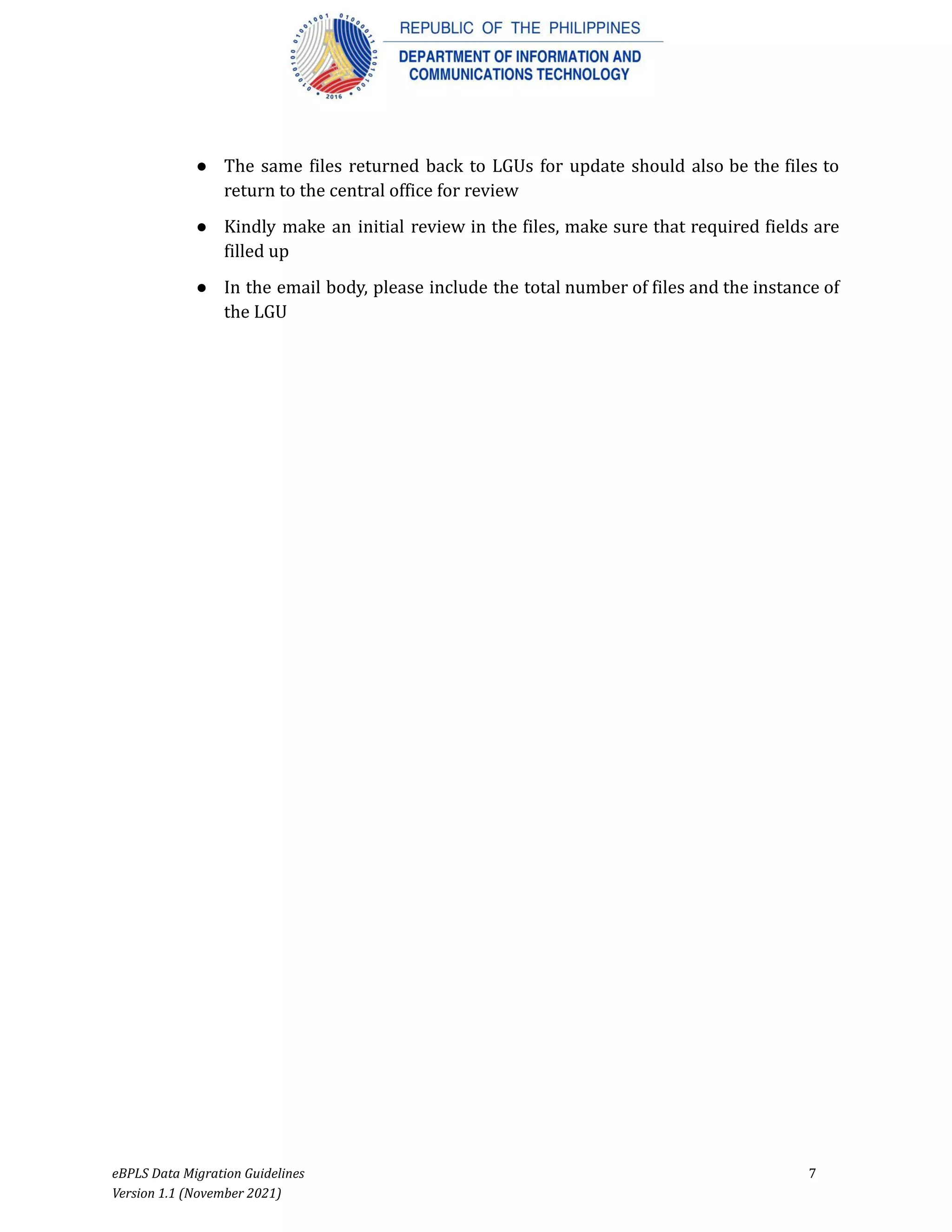 E bpls data-migration-guidelines | PDF