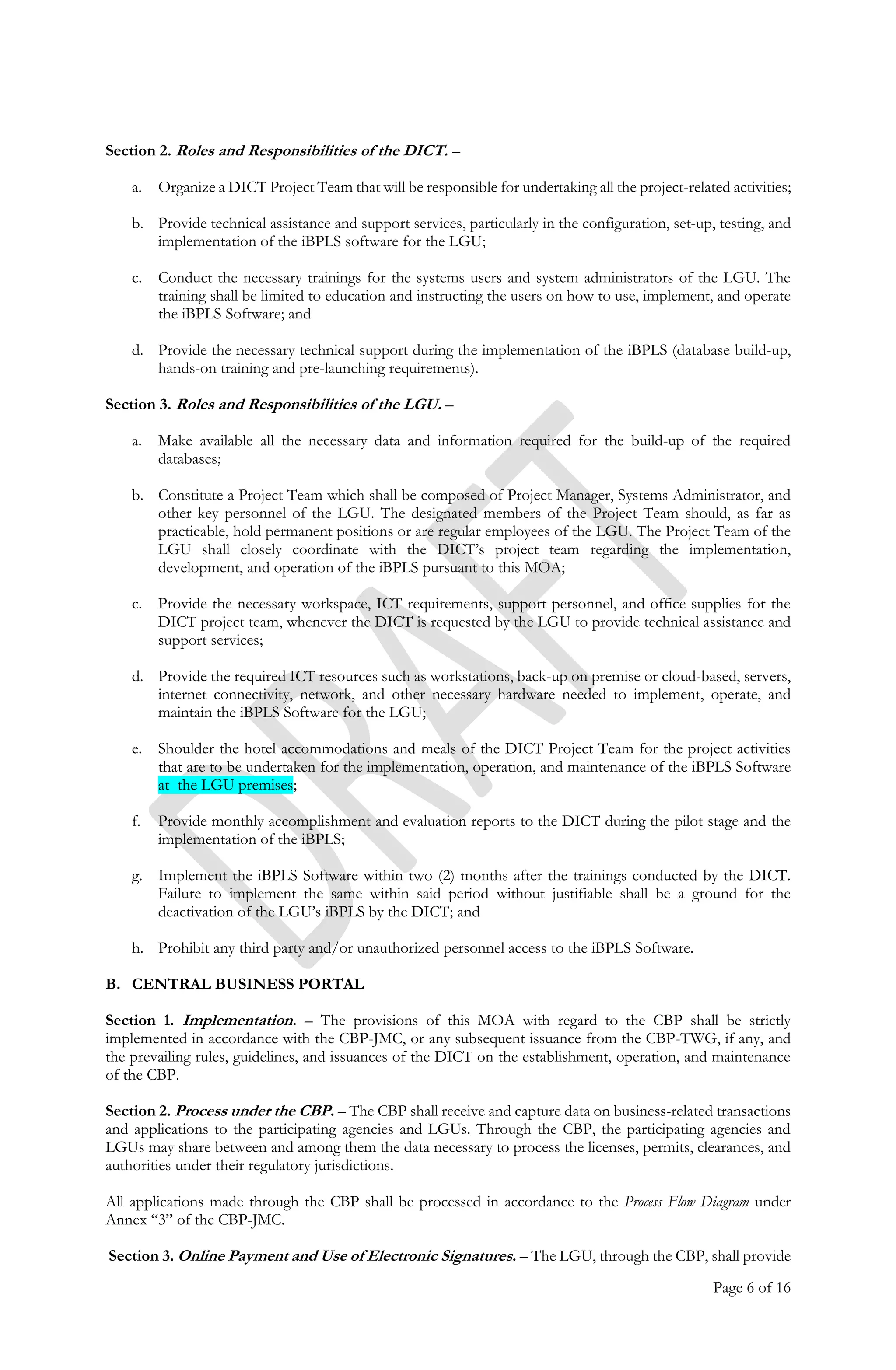 E bplscbppbd moa-template-2021-v.2.5_draft | PDF