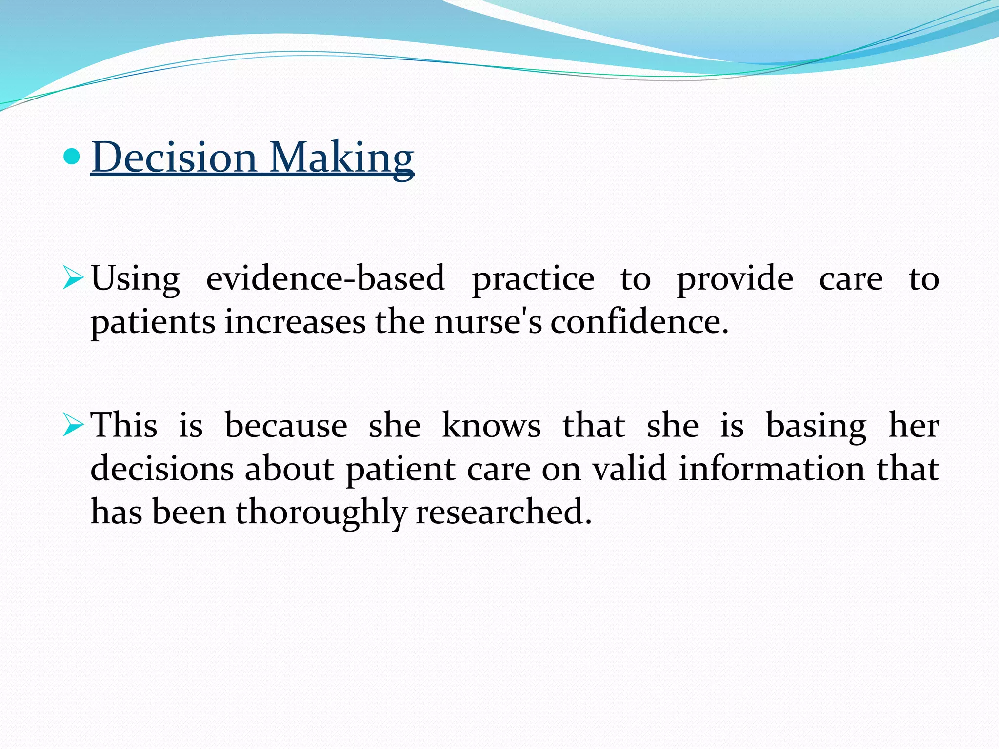 Evidence Base Practice (EBP)-Define, Benefits,Resource, steps PPT | PPTX