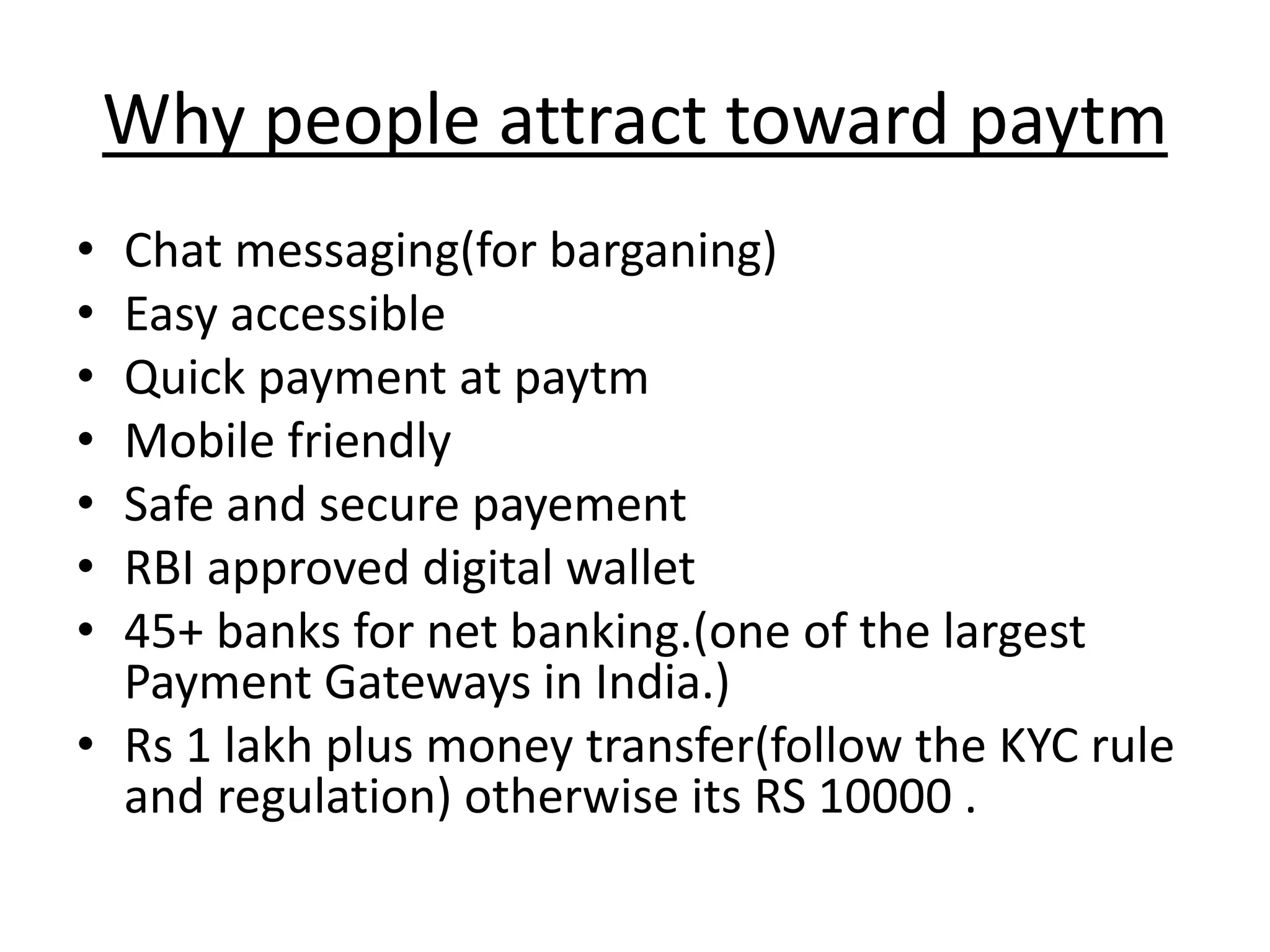revenue model of paytm | PPTX