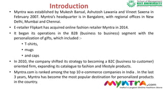 Myntra Eb presentaion | PPT