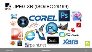 An overview of recent and ongoing JPEG standardisation activities | PPTX
