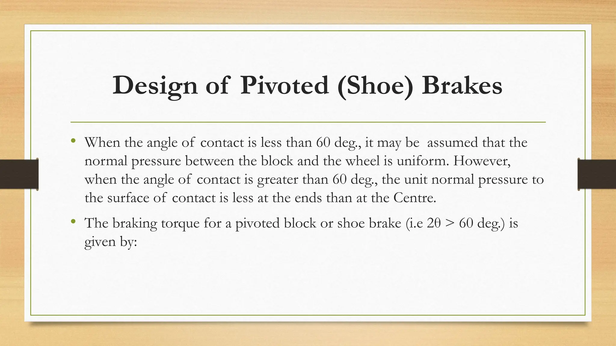 Design of Mechanical Elements (BRAKES) D-2025.pptx