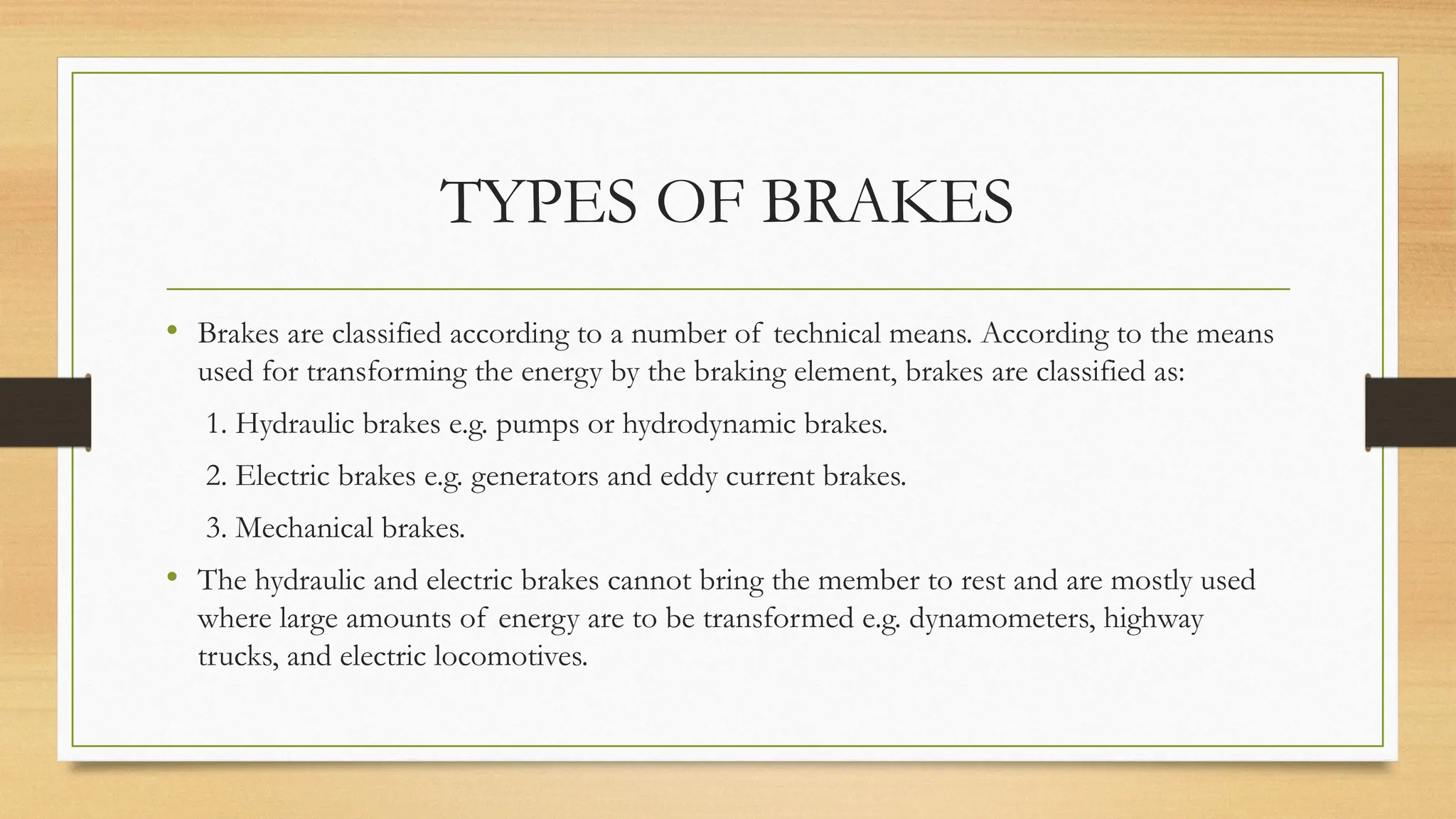 Design of Mechanical Elements (BRAKES) D-2025.pptx
