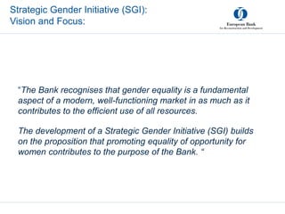 Presentation on 'Promoting Gender Equality in the SEMED region' made at ...