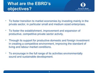 Ebrd's phased approach to developing energy efficiency lending in semed ...
