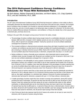 EBRI Retirement | PDF