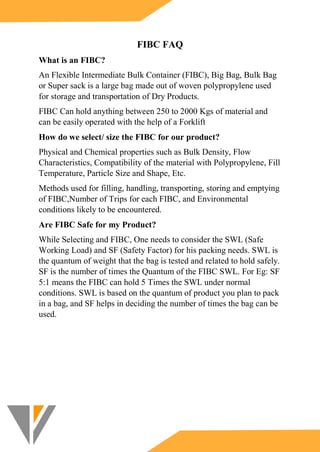 VPIL FIBC Ebrochure | PDF