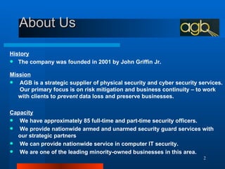 E Brochure AGB Investigative Services, Inc | PPT