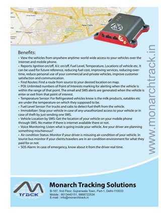 Monarch Tracking Solutions E broucher | PDF