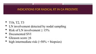 External Beam RT IN CArcinoma PROSTATE.pptx