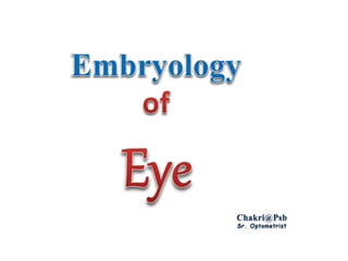 Embryology of eye | PPTX