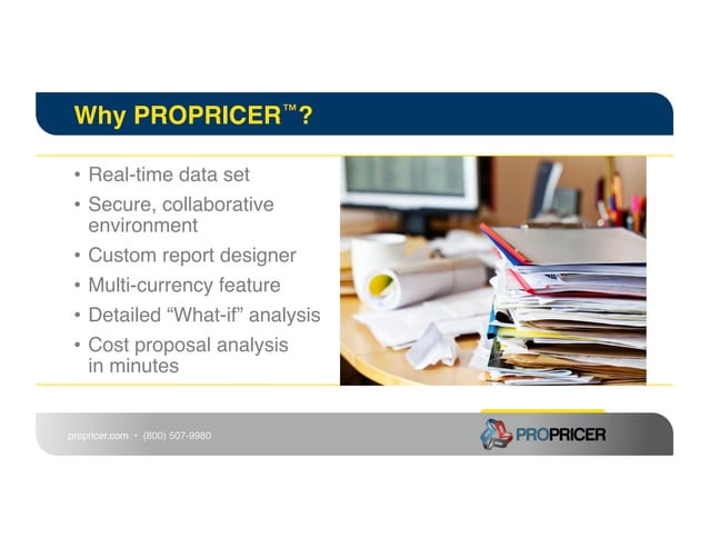PROPRICER Presentation 2014 | PPT | Free Download