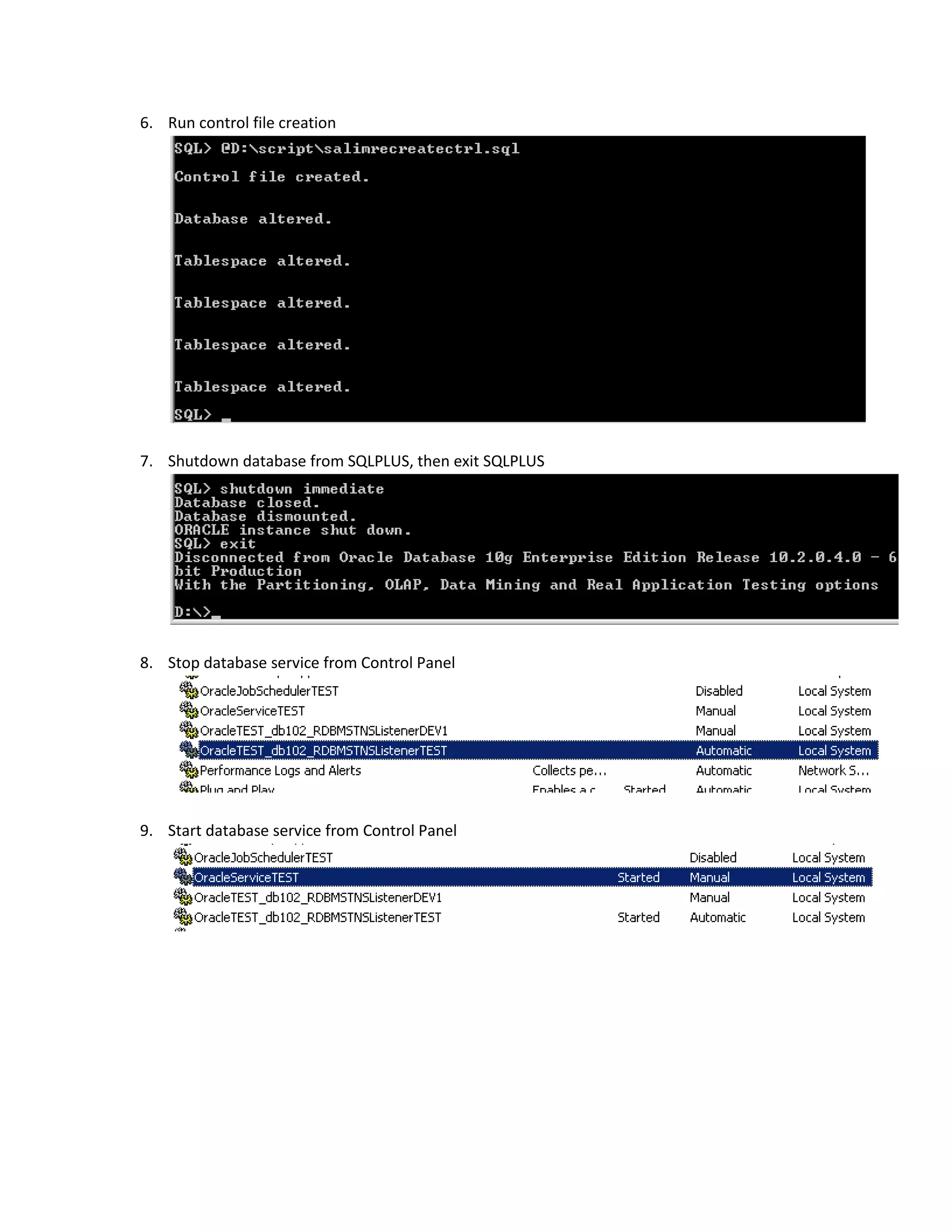 Ebs 12 Step By Step Database Dbf Cloning Docx