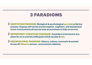 Environmental bEHAVIOUR ARCHITECTURE - EBS | PDF