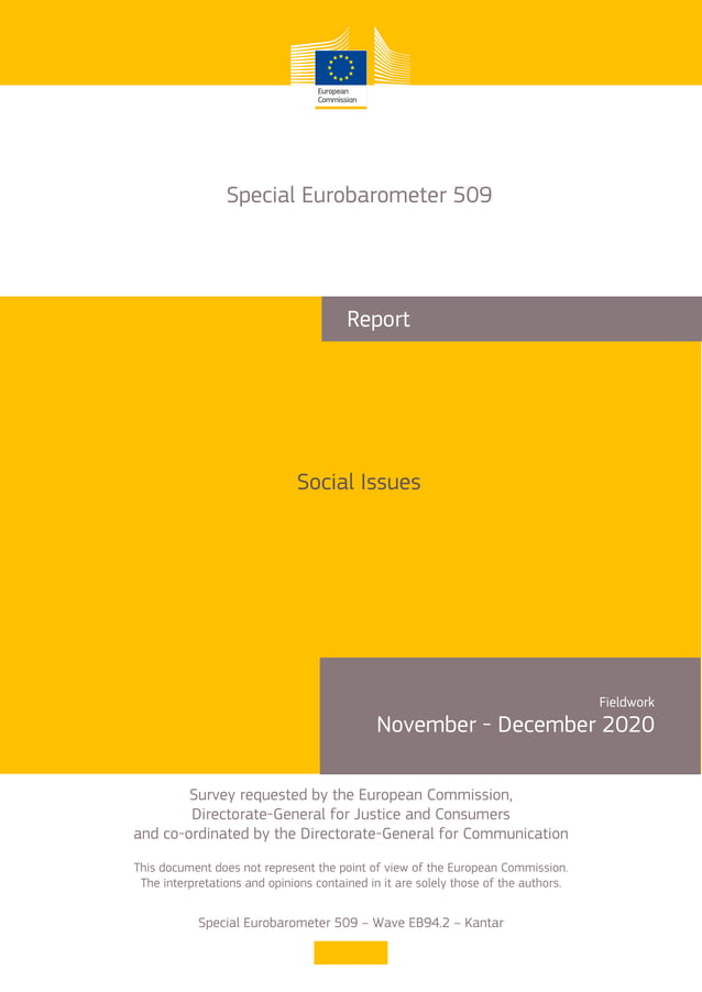 Special Eurobarometer 509 | PDF