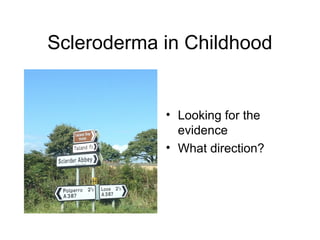 Scleroderma in children and young people | PPT