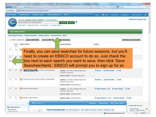 Using EBSCO Databases | PPT