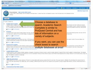 Using EBSCO Databases | PPT