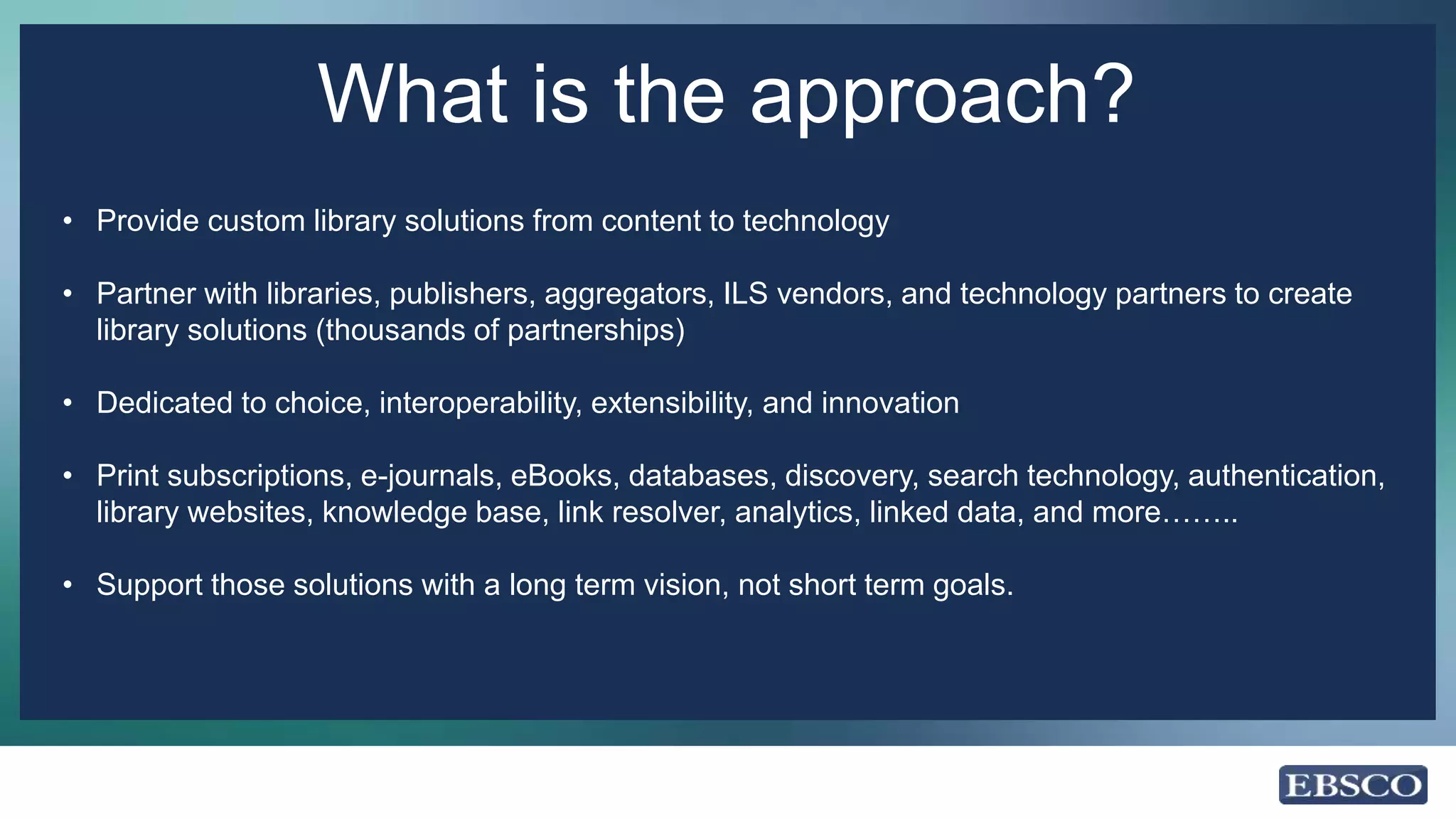 Lightning talk - EBSCO | PPTX