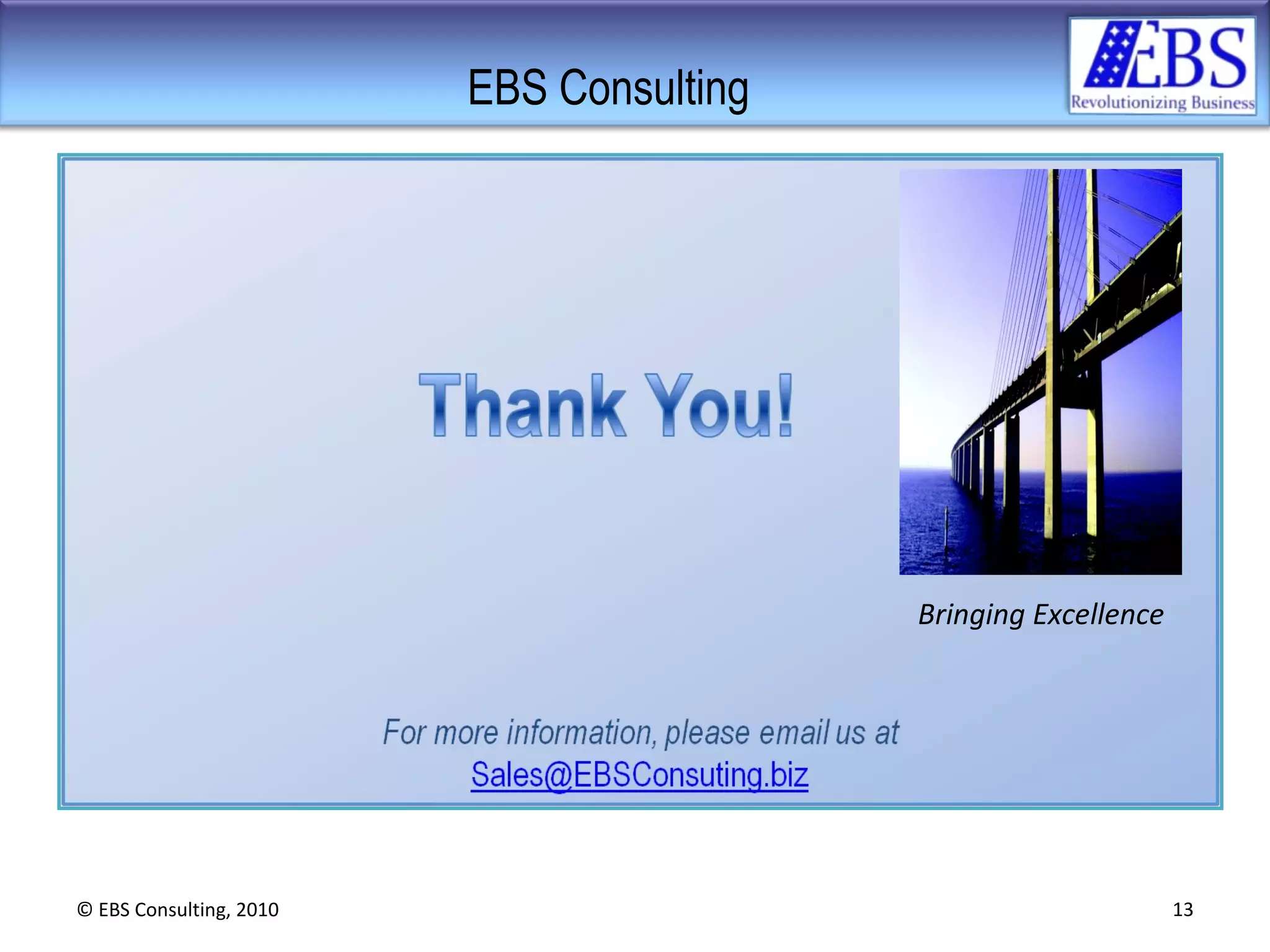 Ebs Corporate Presentation Portal | PPT
