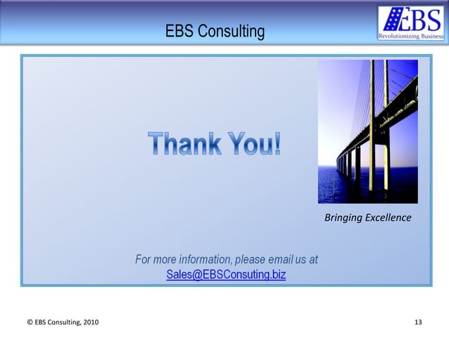 Ebs Corporate Presentation Portal | PPT