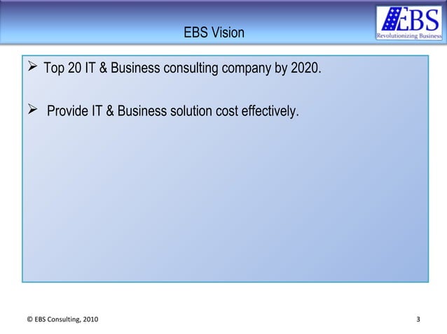 Ebs Corporate Presentation Portal | PPT