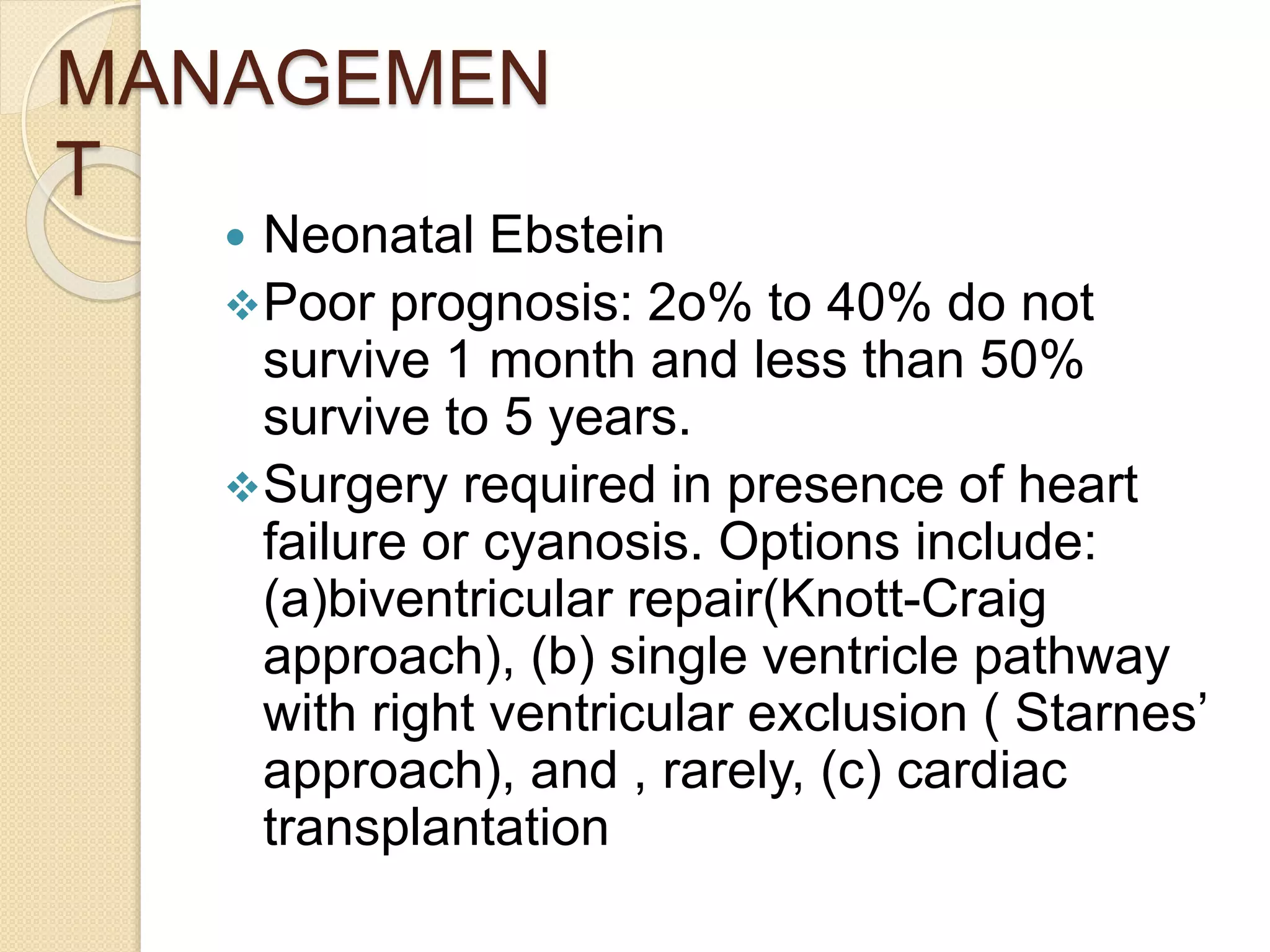 Ebstein anomaly | PPTX