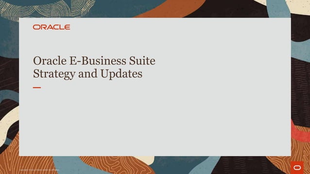 EBS Upgrade-Oracle ERP Strategy R12.2.pptx | Business Accounting & Finance | Business