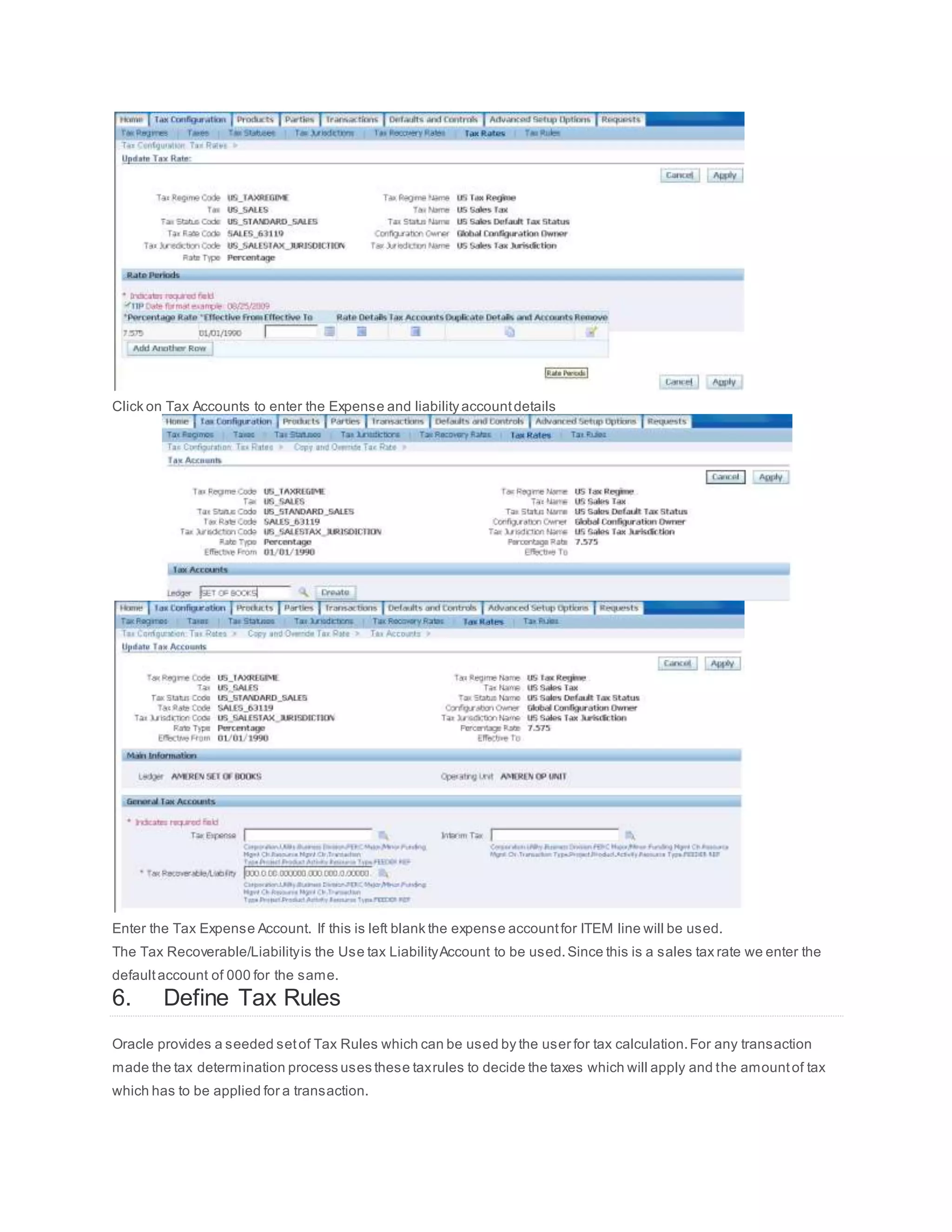 Ebtax in oracle EBS r12 | DOCX