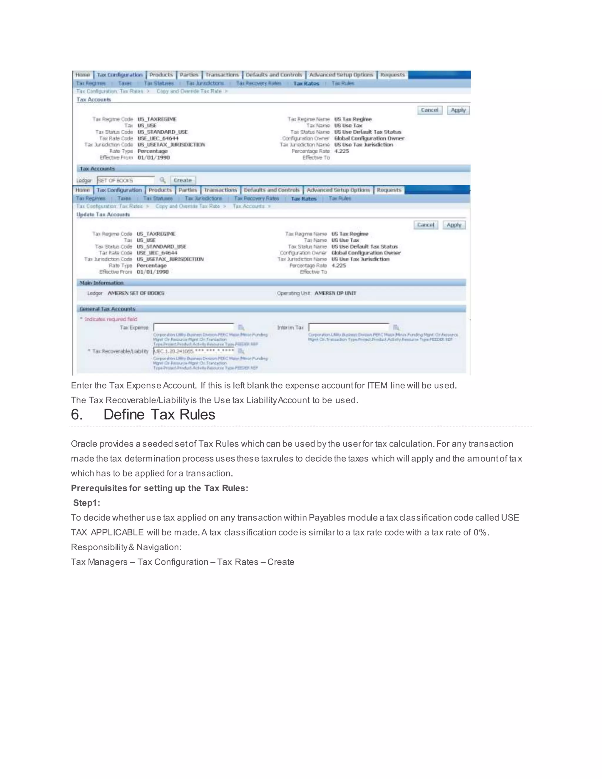 Ebtax in oracle EBS r12 | DOCX