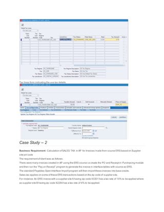 Ebtax in oracle EBS r12 | DOCX
