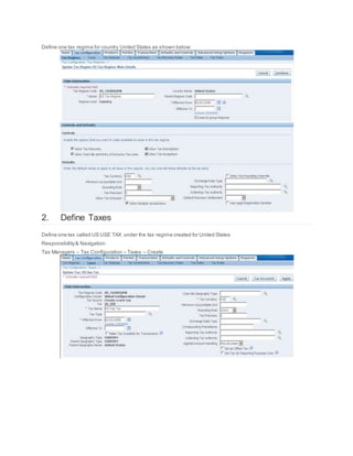 Ebtax in oracle EBS r12 | DOCX