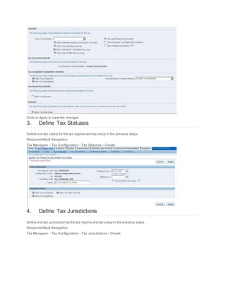 Ebtax in oracle EBS r12 | DOCX