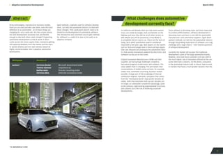 Adaptive Automotive Development: Faster and more targeted innovations ...