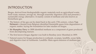 Biogas Production and its Application in the World | PPT