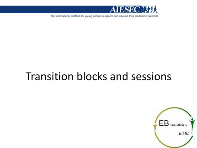 EB transition guidelines | PPT