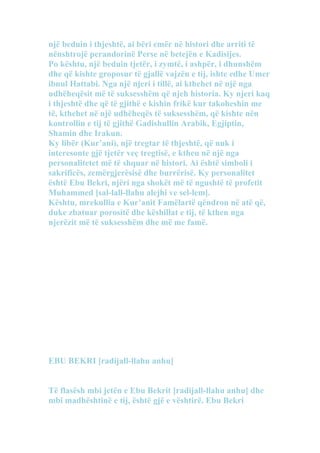 Ebu Bekri R.A. | PDF
