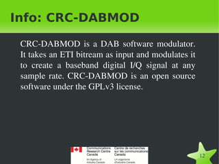 EBU DRW 2012 - CRC mmbTools Overview | PPT
