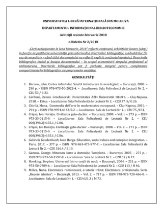 E buletin februarie 2018 | PDF
