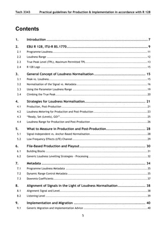 EBU Loudness r128 | PDF | Digital Audio | Computer Software and ...