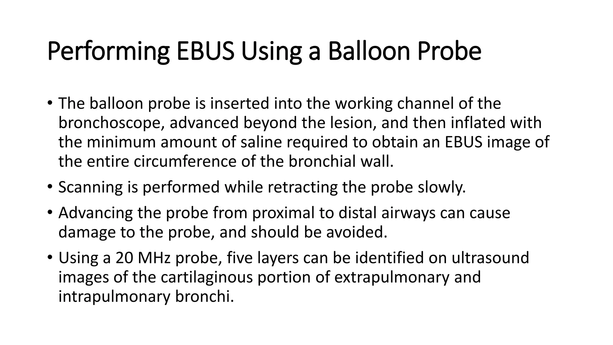Endobronchial ultrasound - EBUS | PPTX